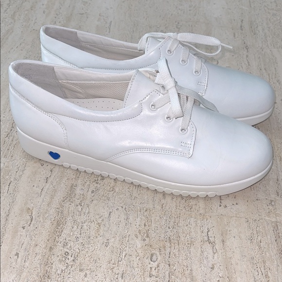 Nurse Mates | Shoes | Nurse Mate Womens White Lace Up Leather Nursing ...